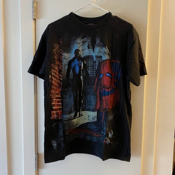 Marvel | Shirts | 200s Y2k Marvel Spider Man Venom Black Costume Mad ...
